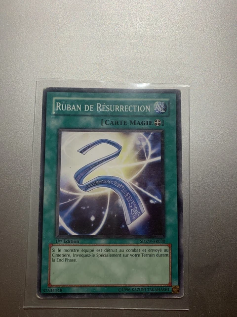 CARTE YU-GI-OH! « RUBAN de Résurrection » SDZW-FR030 1ère édition EUR 1,50 - PicClick FR